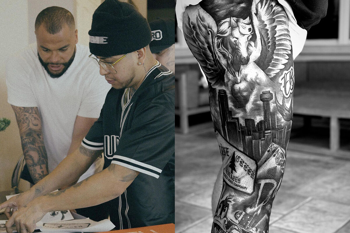 Dak Prescott's new tattoo pays homage to Kobe Bryant, Michael Jordan ...