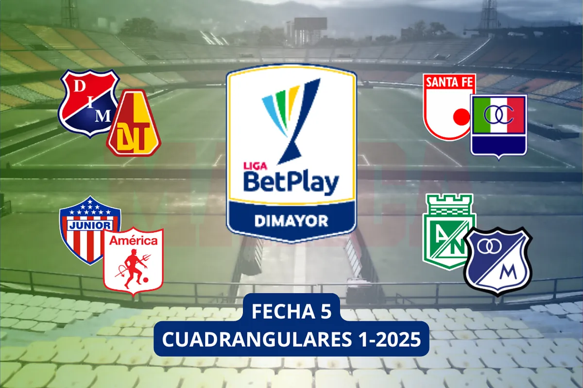Tabla posiciones de Cuadrangulares Liga BetPlay 1-2025: clasificación y ...