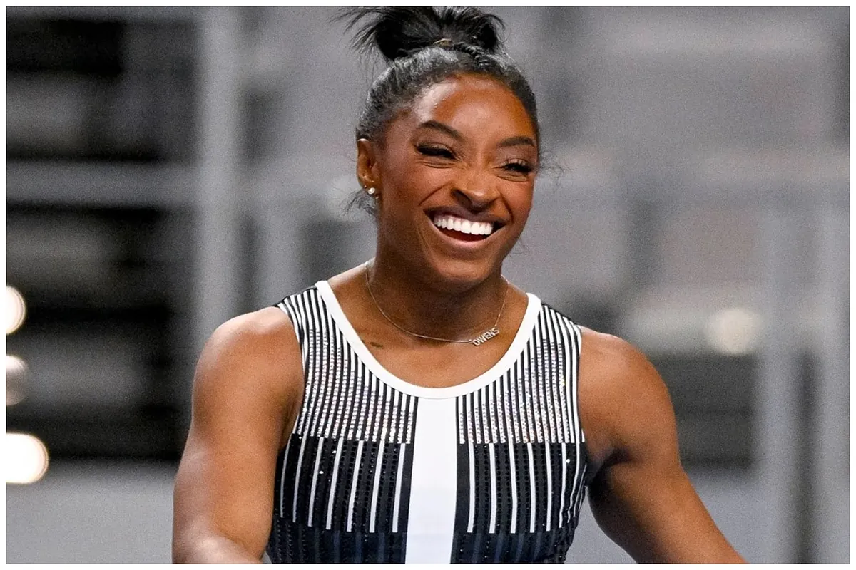 Simone Biles opens up about mysterious injury causing her a muscle dent ...