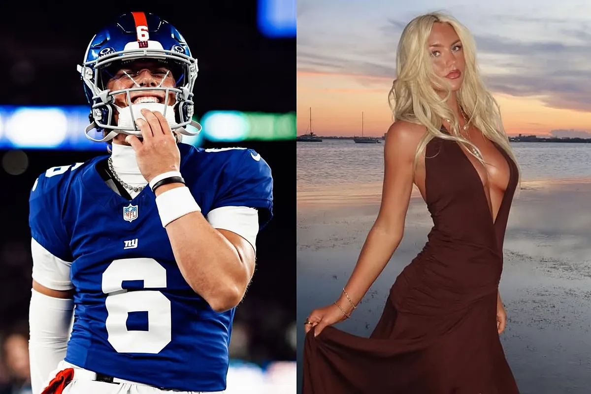 Jaxson Dart's influencer girlfriend steals attention as her post-game ...