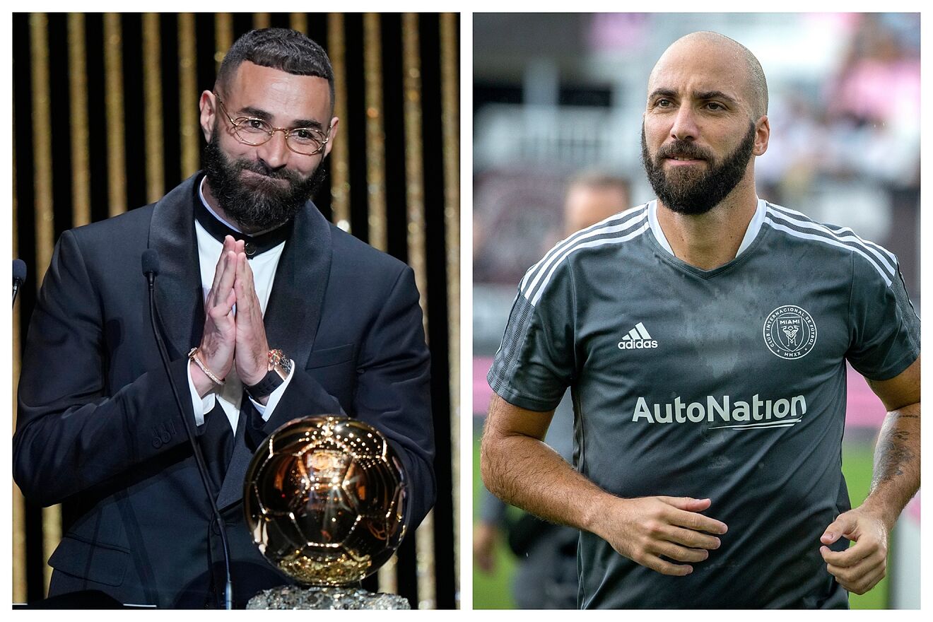 Real Madrid: Benzema e Higuaín, como el perro y el gato: el día que ...