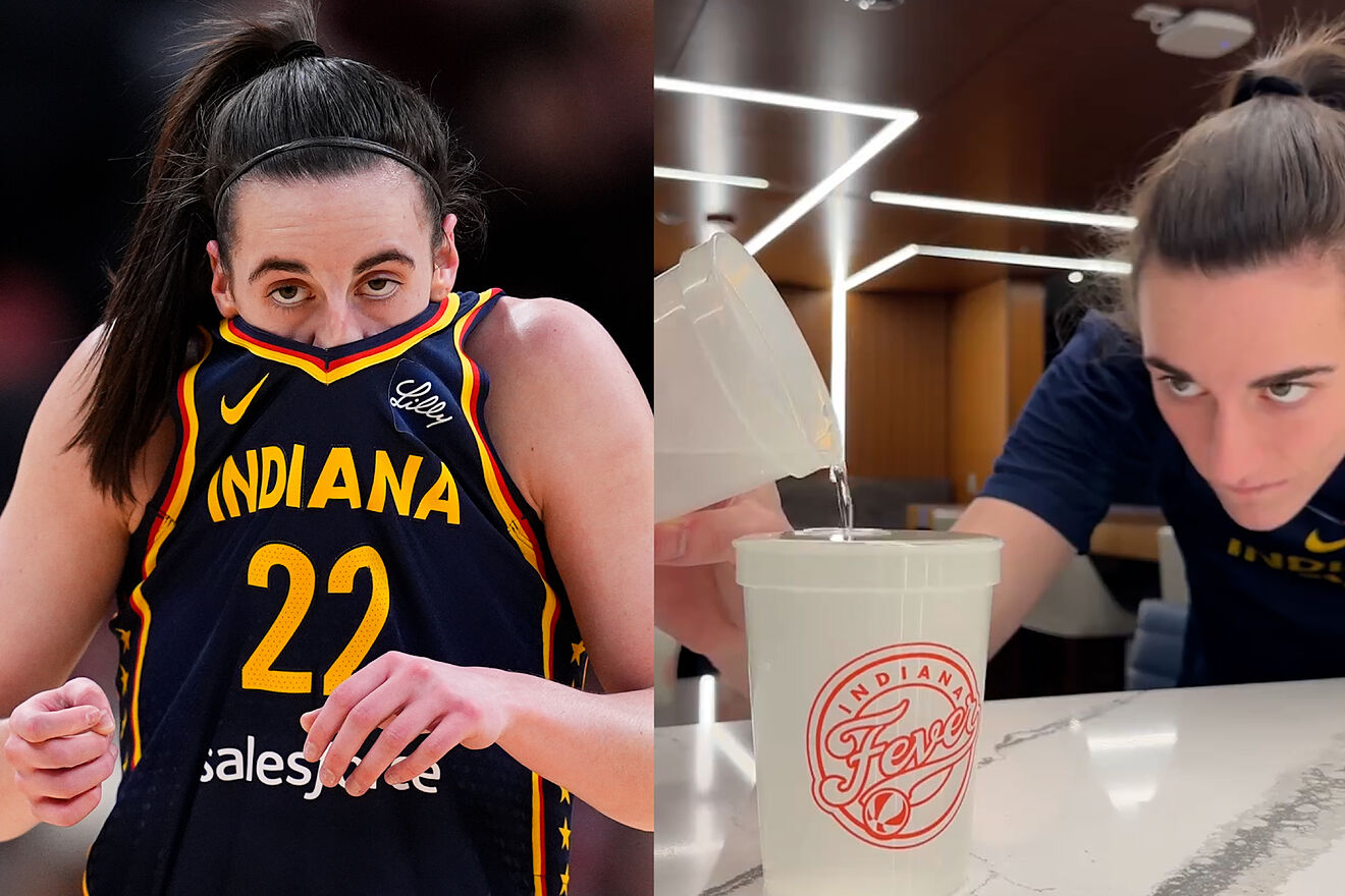 Caitlin Clark loses close matchup in viral water challenge against ...