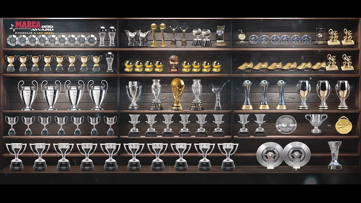 A unique showcase: every success and title won in Lionel Messi's career ...