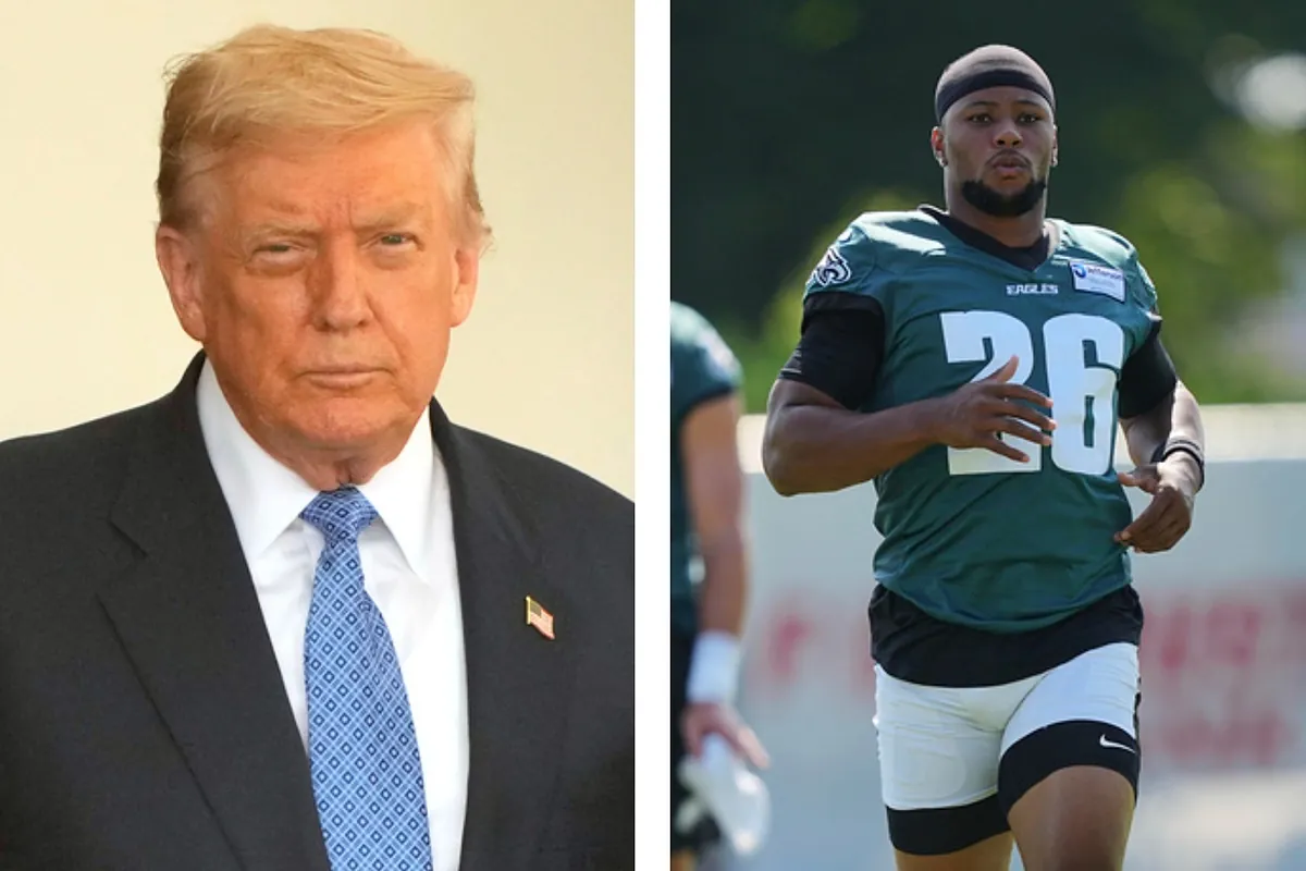 Saquon Barkley's 'Trump' touchdown celebration in Madden 26 sparks ...