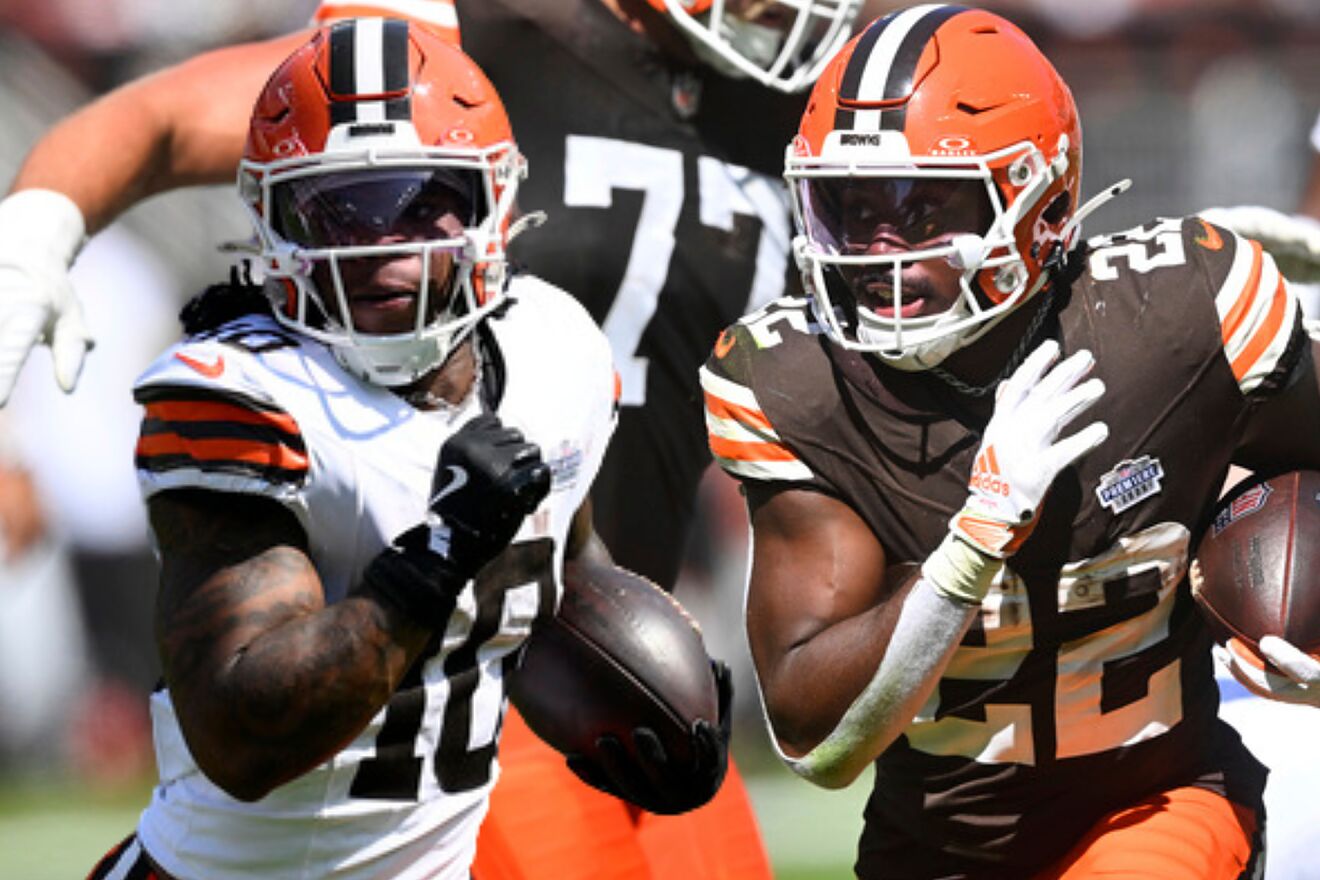 The other internal conflict the Browns have, where Quinshon Judkins ...