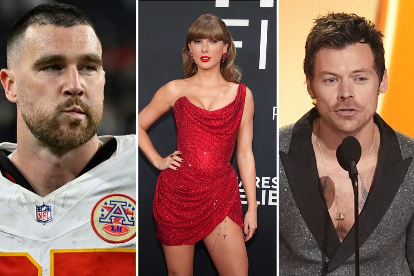 Taylor Swift, Travis Kelce, and Harry Styles: The love triangle that ...