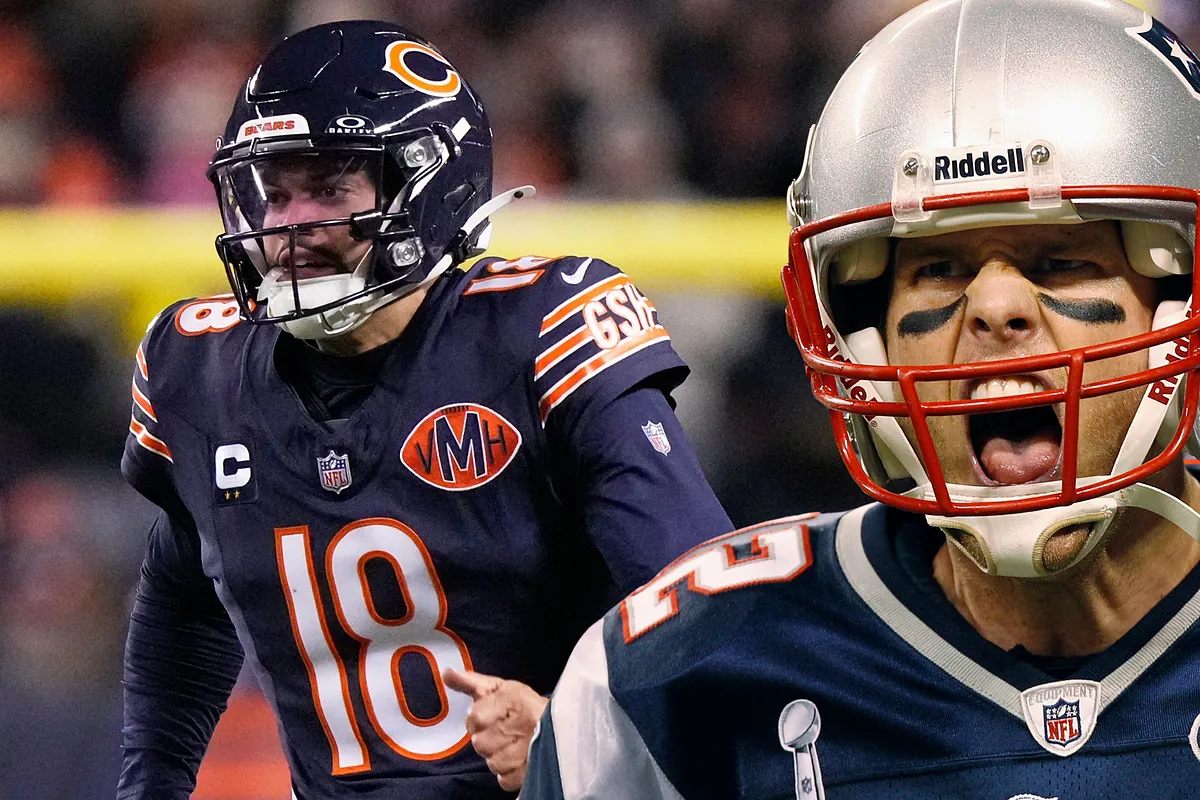 Tom Brady and Caleb Williams exchange words after Bears' dramatic win ...