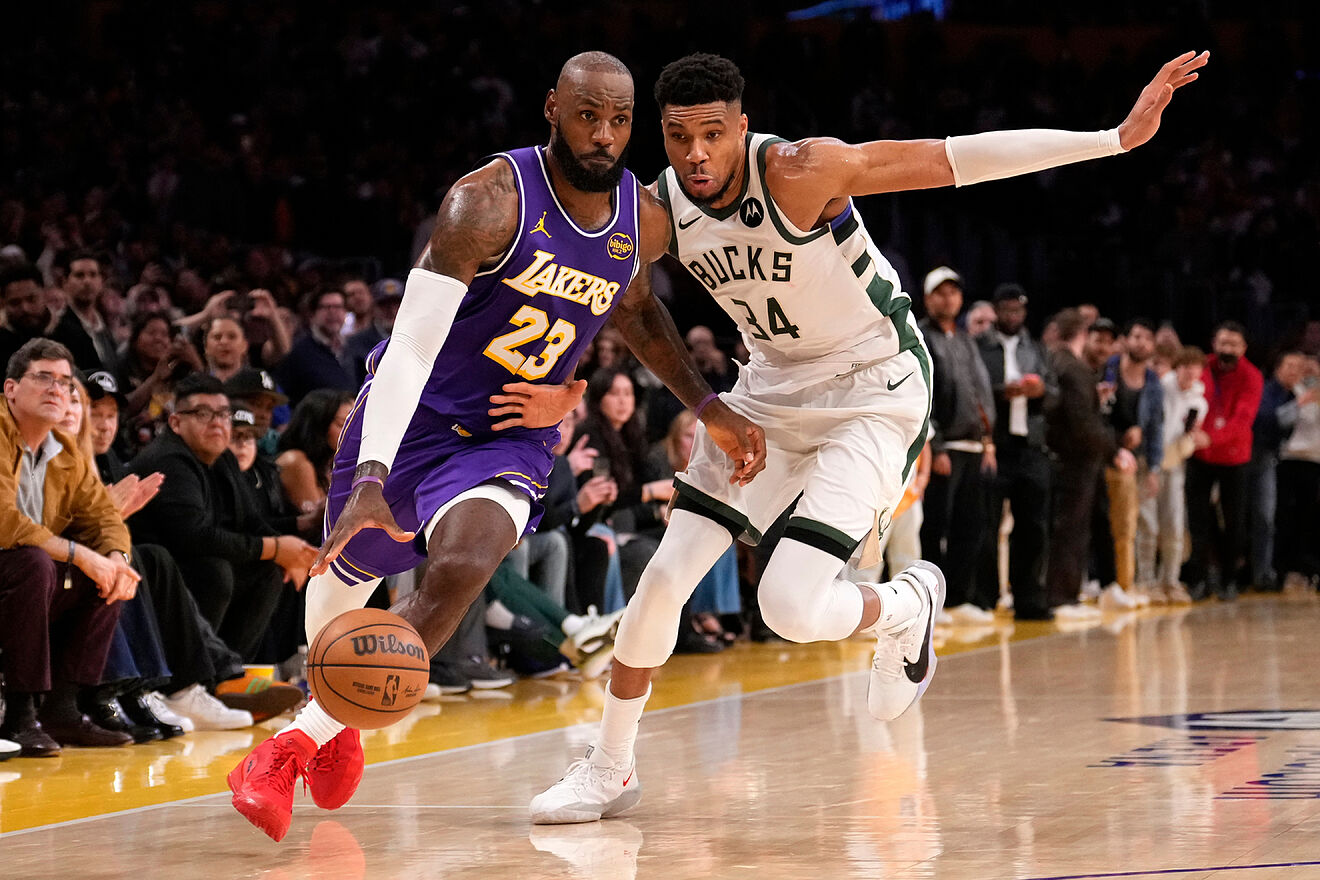 LeBron James praises Giannis Antetokounmpo after intense Lakers vs ...