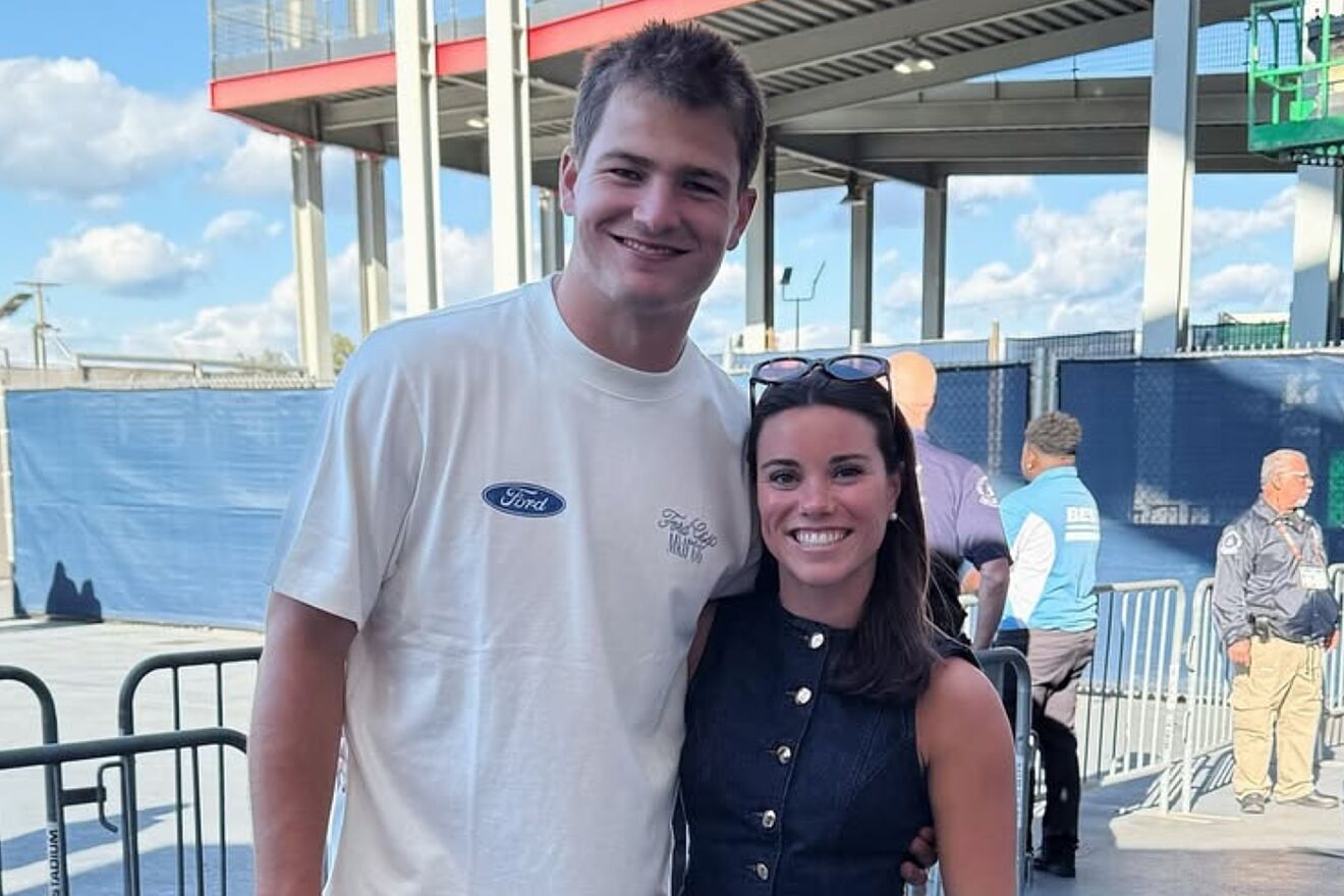 Drake Maye praised his wife Anne Michael's competitive skills: "She'll try anything" | Marca