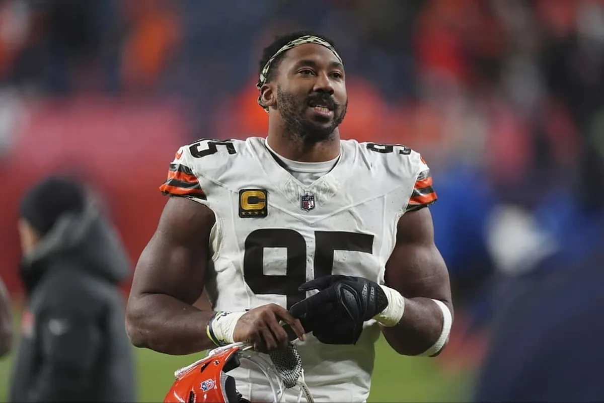 Myles Garrett quickly forgets Joe Flacco and now only has eyes for ...