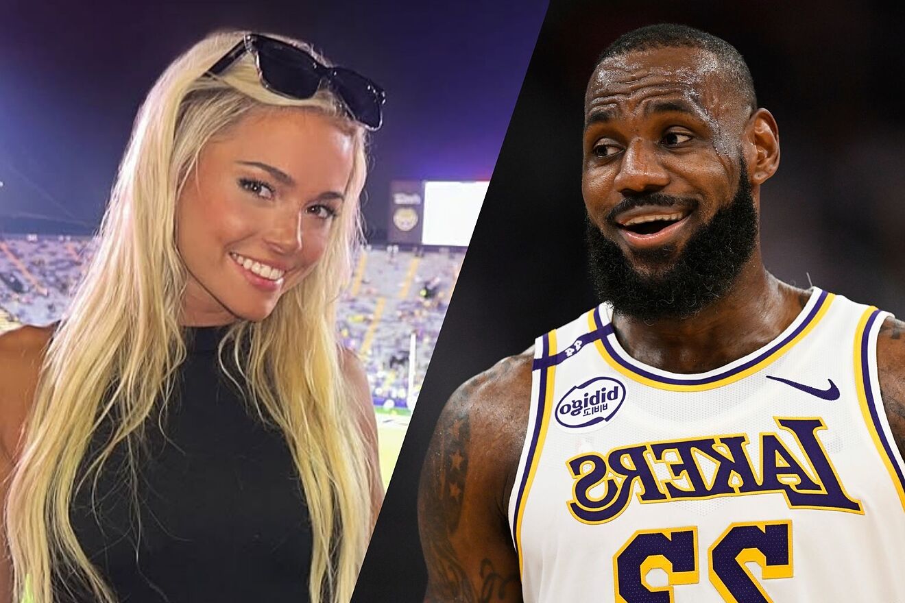 Olivia Dunne involves LeBron James during gymnastic routine in what ...