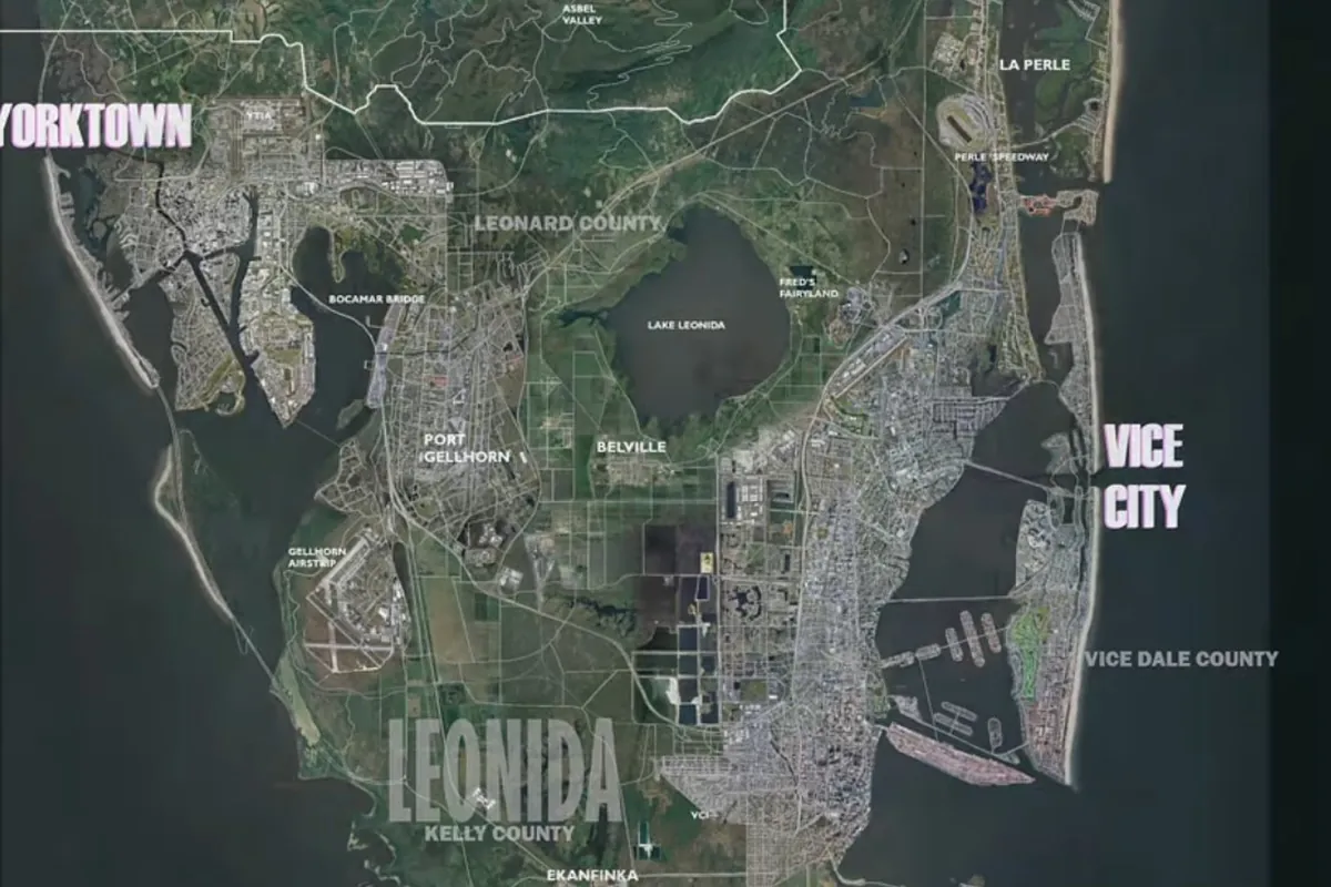 GTA 6: Updated map of Rockstar's new game with all the leaked details ...