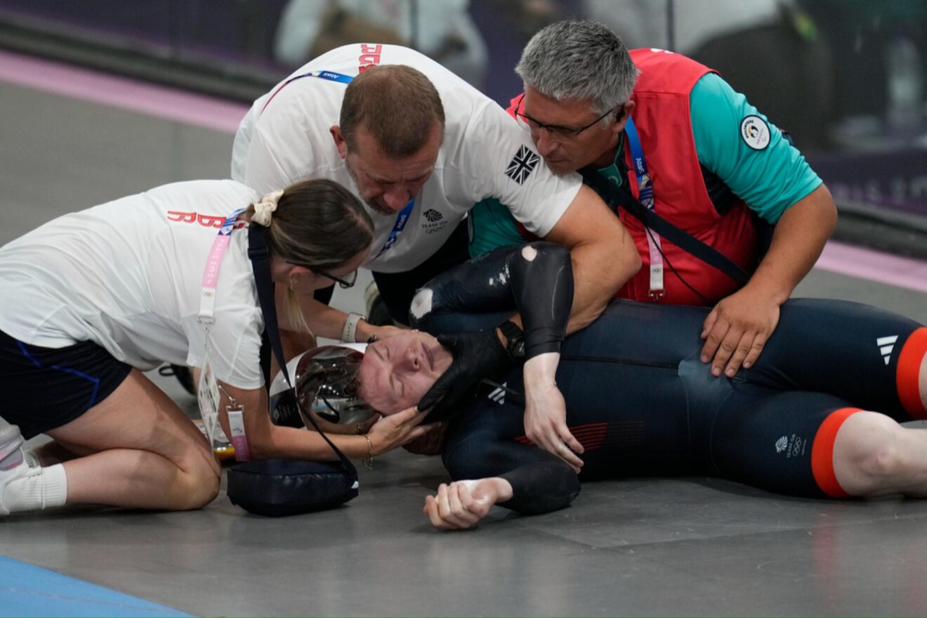 The Olympic cycling accident you didn't see on TV, Team GB's Jack ...