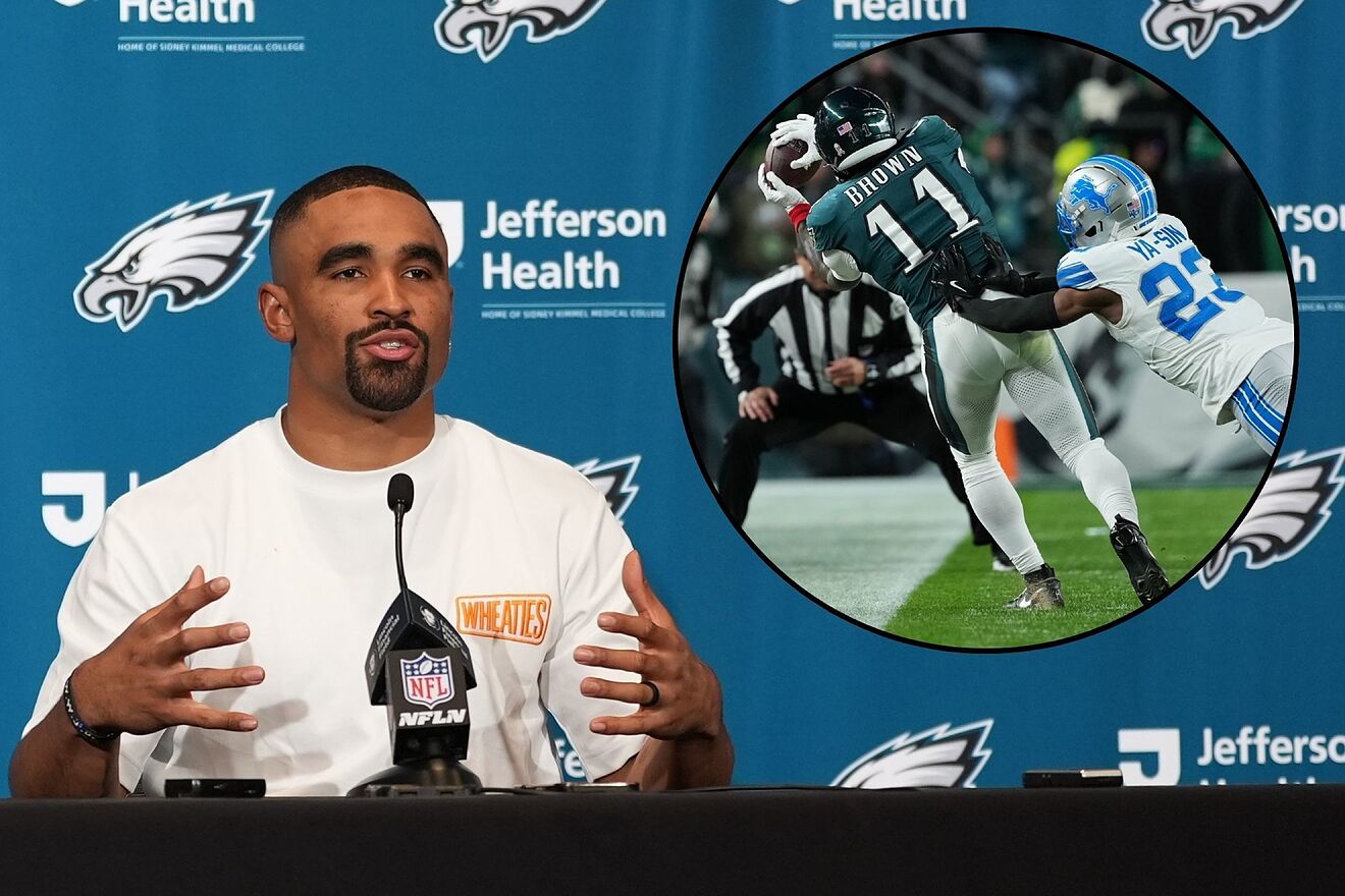Jalen Hurts blames Eagles coach for A.J. Browns' struggles against Lions | Marca