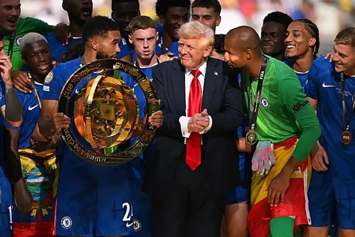 Reece James reveals secrets of Donald Trump's celebration with Chelsea ...