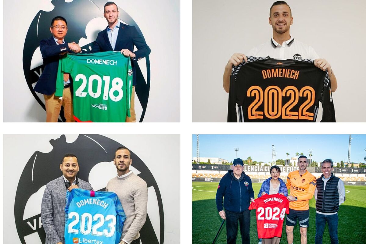 Valencia CF: Jaume Doménech, el jugador récord del Valencia de Meriton ...