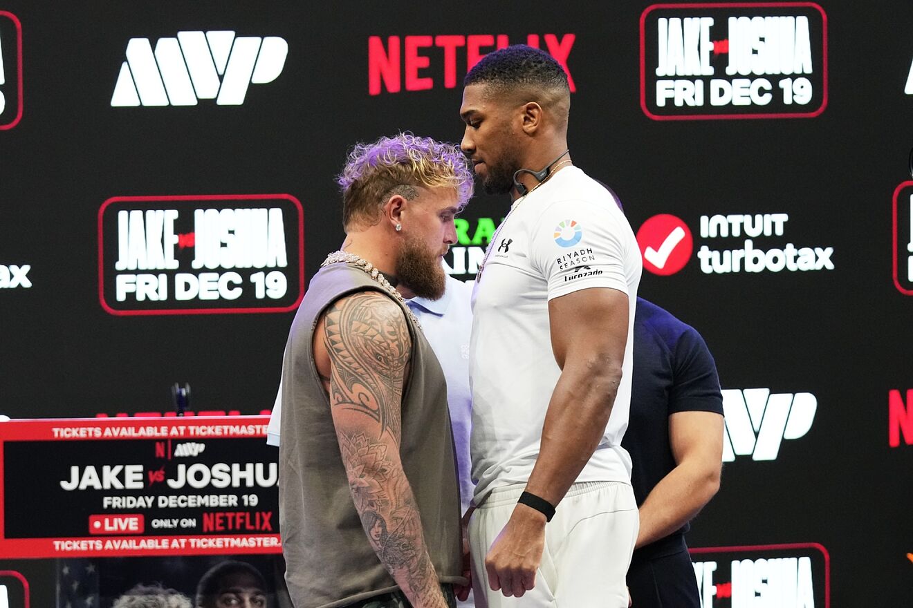 Jake Paul shows suspicious respect for Anthony Joshua: "He's one of the best ever" | Marca
