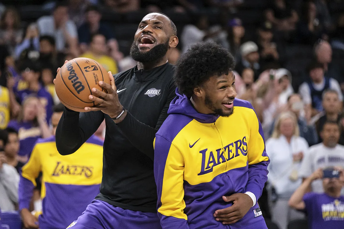 LeBron James' toes cause his children to secretly mock him in hilarious ...