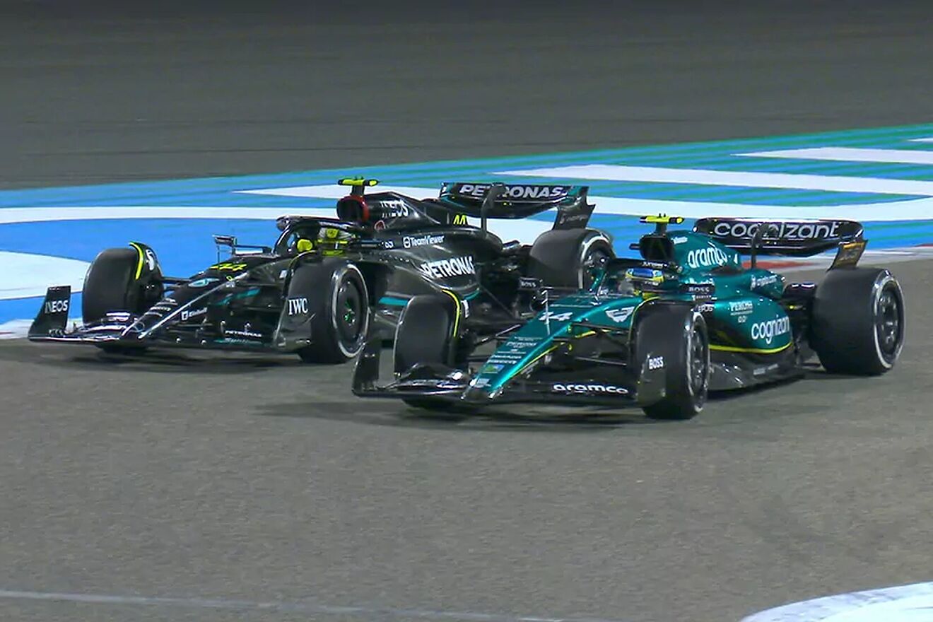 Fernando Alonso rolls back the years by overtaking Hamilton like it's a ...