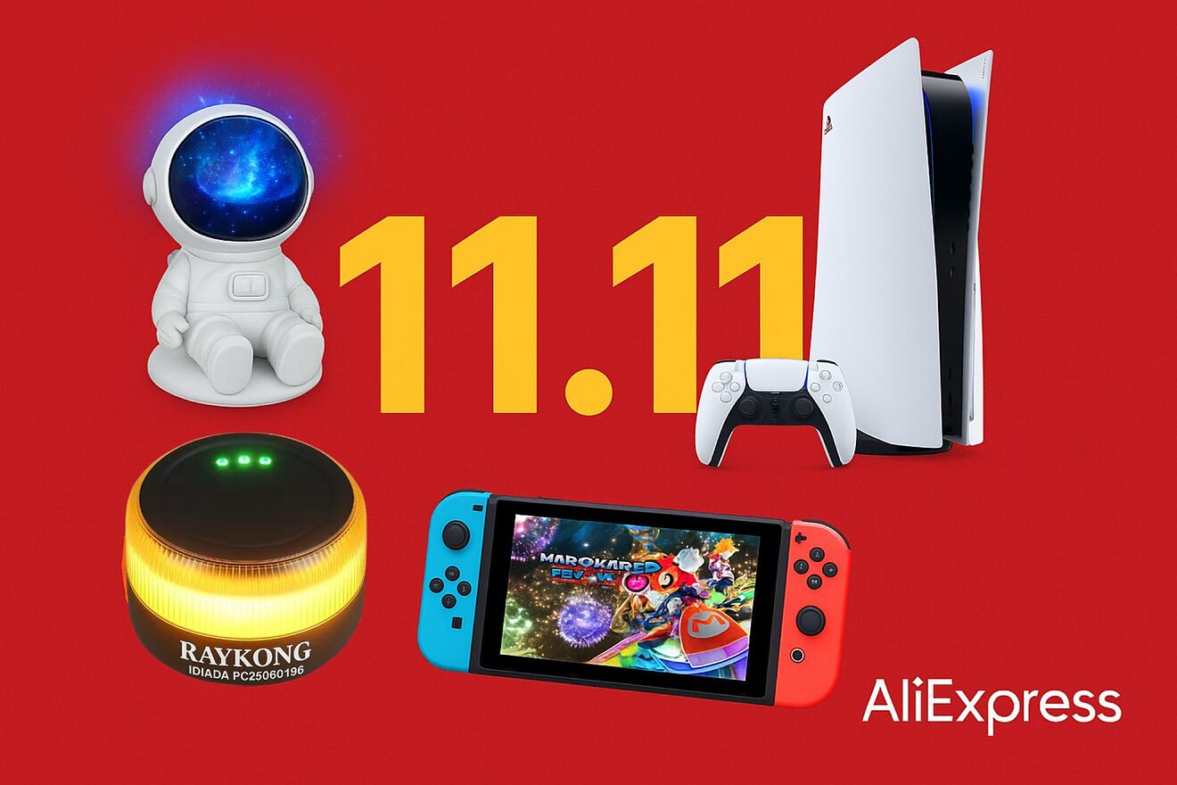 El 11 del 11 de AliExpress 2025: baliza V16 por 22 euros, móviles ...