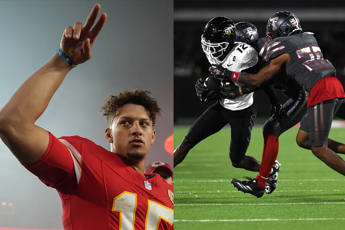 Patrick Mahomes steals the show from the stands in Colorado's win over ...
