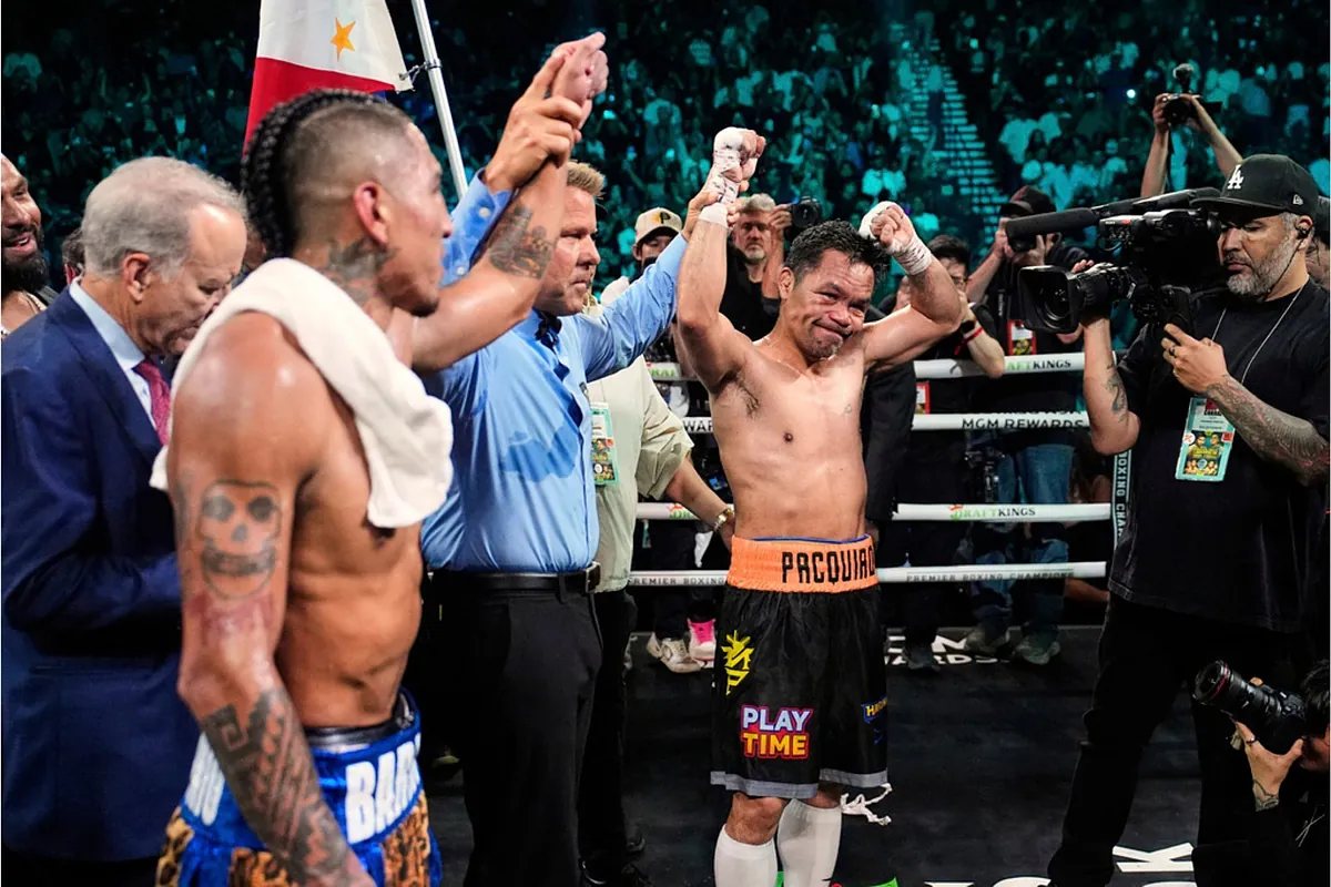Manny Pacquiao vs Mario Barrios ends in dramatic majority draw in ...
