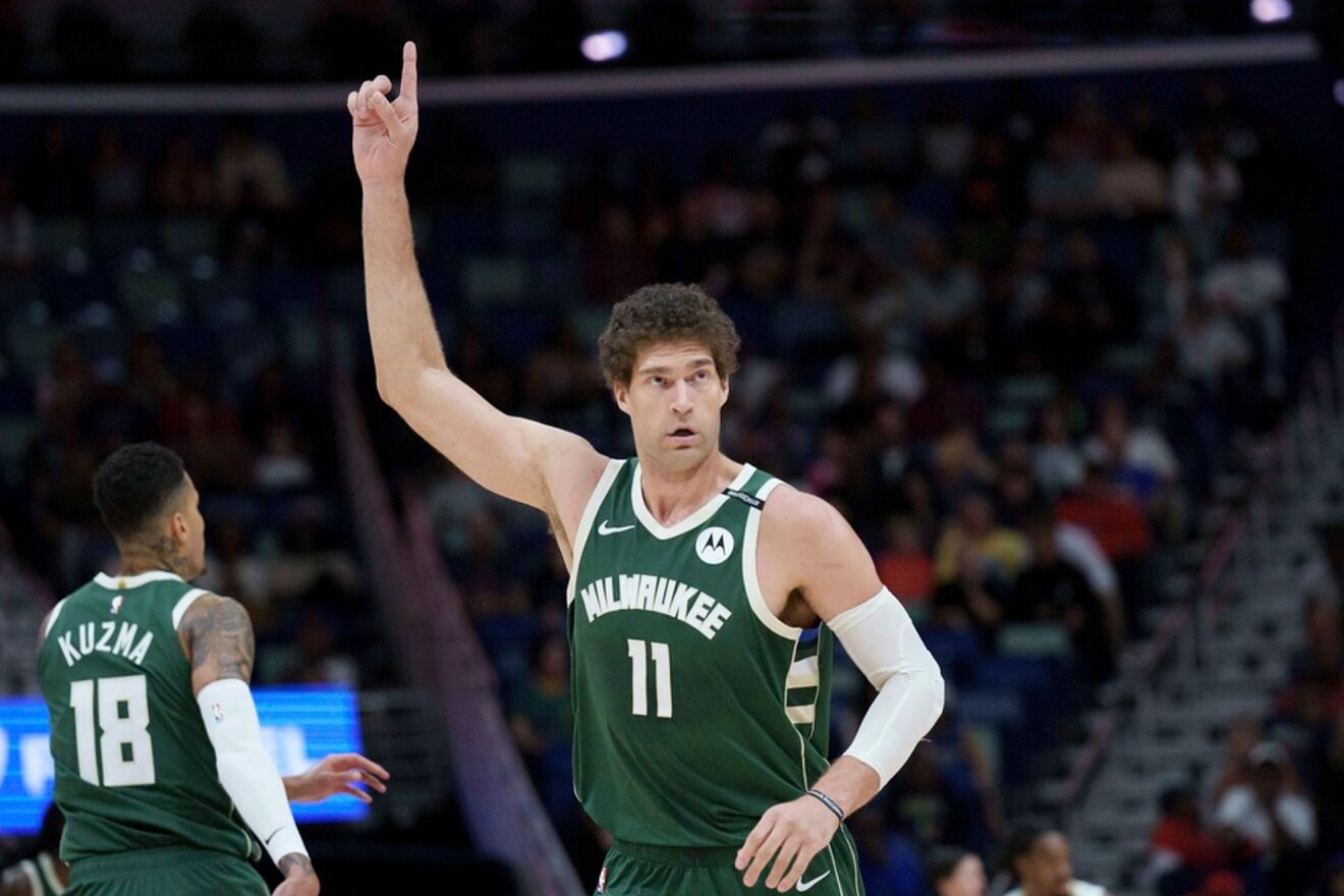 Brook Lopez explains why he turned his back on LeBron James and Stephen ...