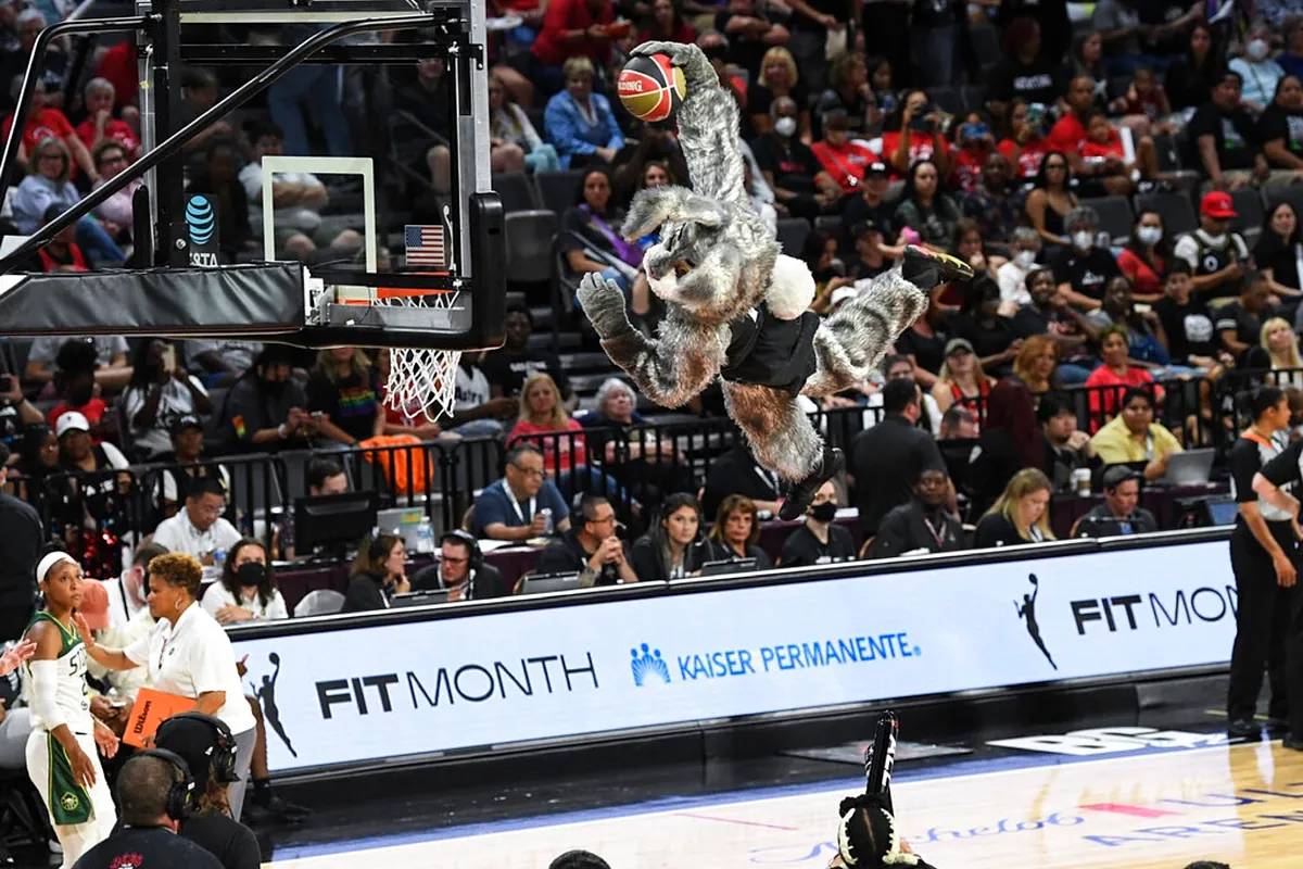 Who is the Las Vegas Aces mascot? Name, pay, and fun facts | Marca