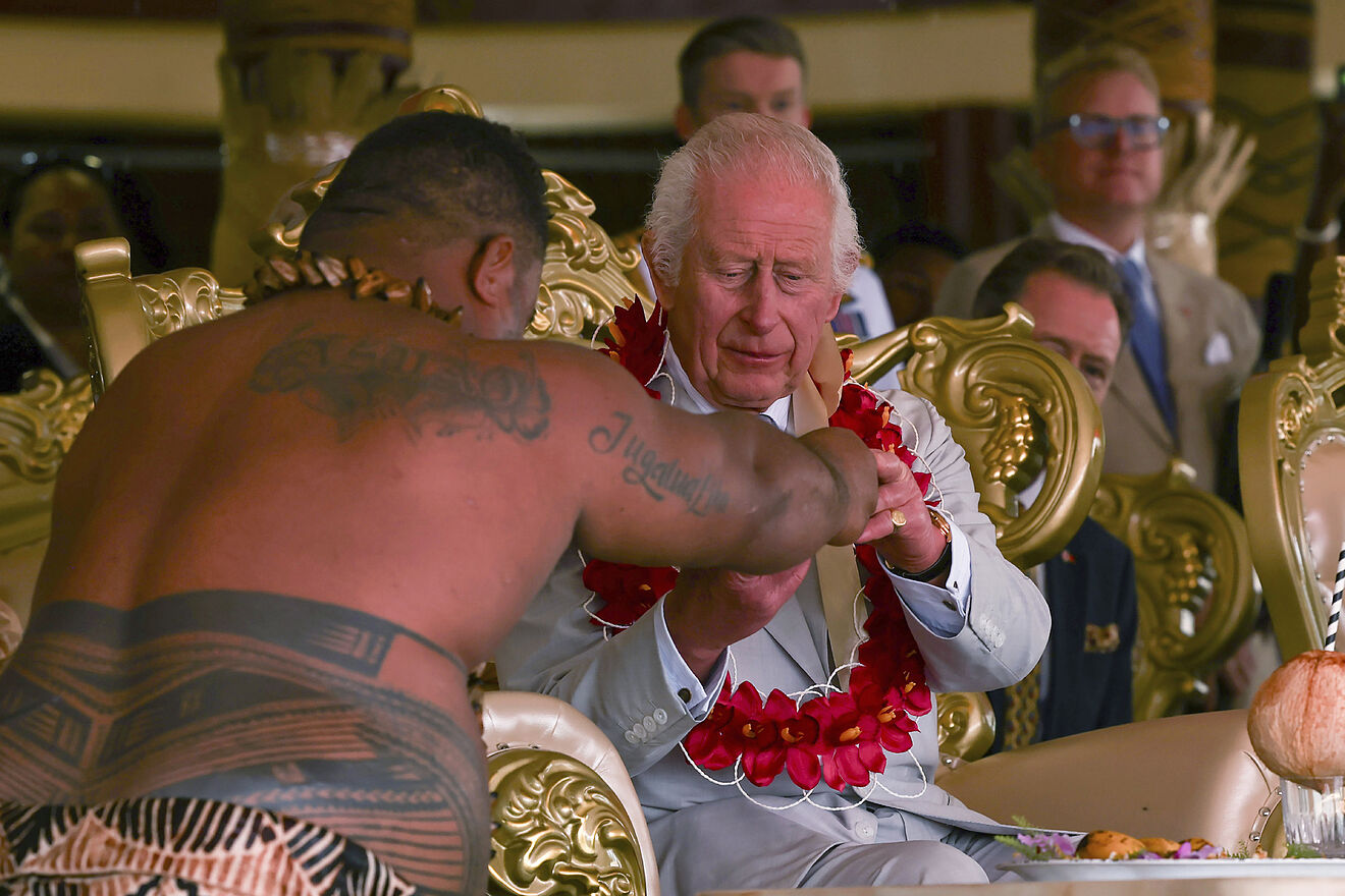 King Charles III is seen at an ancient spiritual ceremony in a remote ...