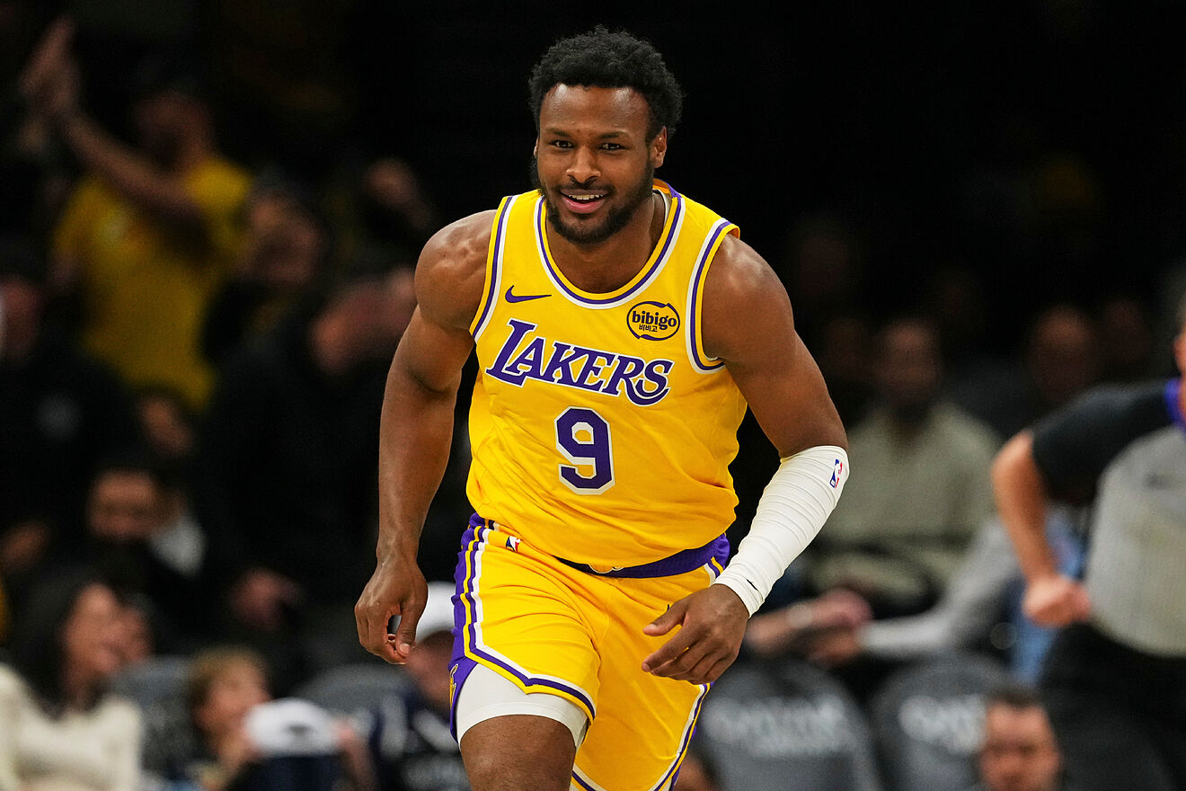 Bronny James passes Luka Doncic's Spanish challenge in Los Angeles ...
