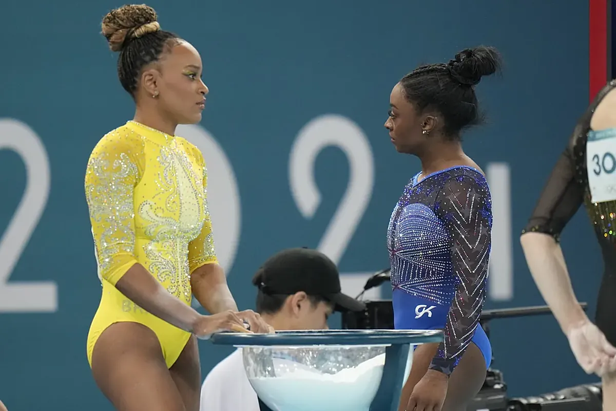 Simone Biles speaks candidly about her rivalry with Brazil's Rebeca ...
