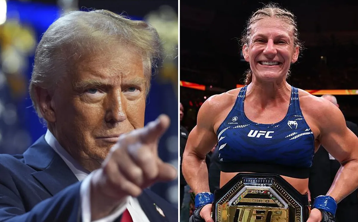 Donald Trump leaves UFC fighter Kayla Harrison in shock with intimate ...