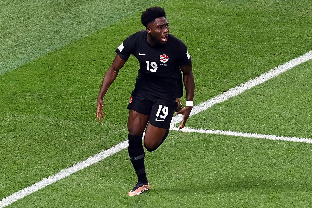World Cup 2022: Alphonso Davies scores Canada's first ever World Cup ...