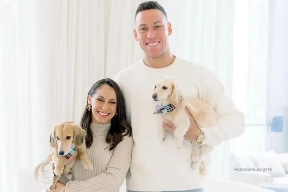 Aaron Judge shares tender moment with daughter Nora after Yankees win ...