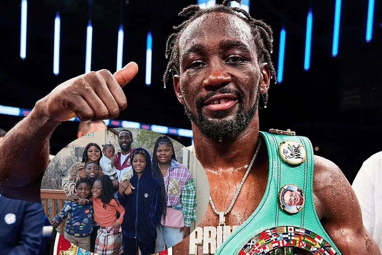 Who is Terence Crawford's wife and how many children does he have? | Marca