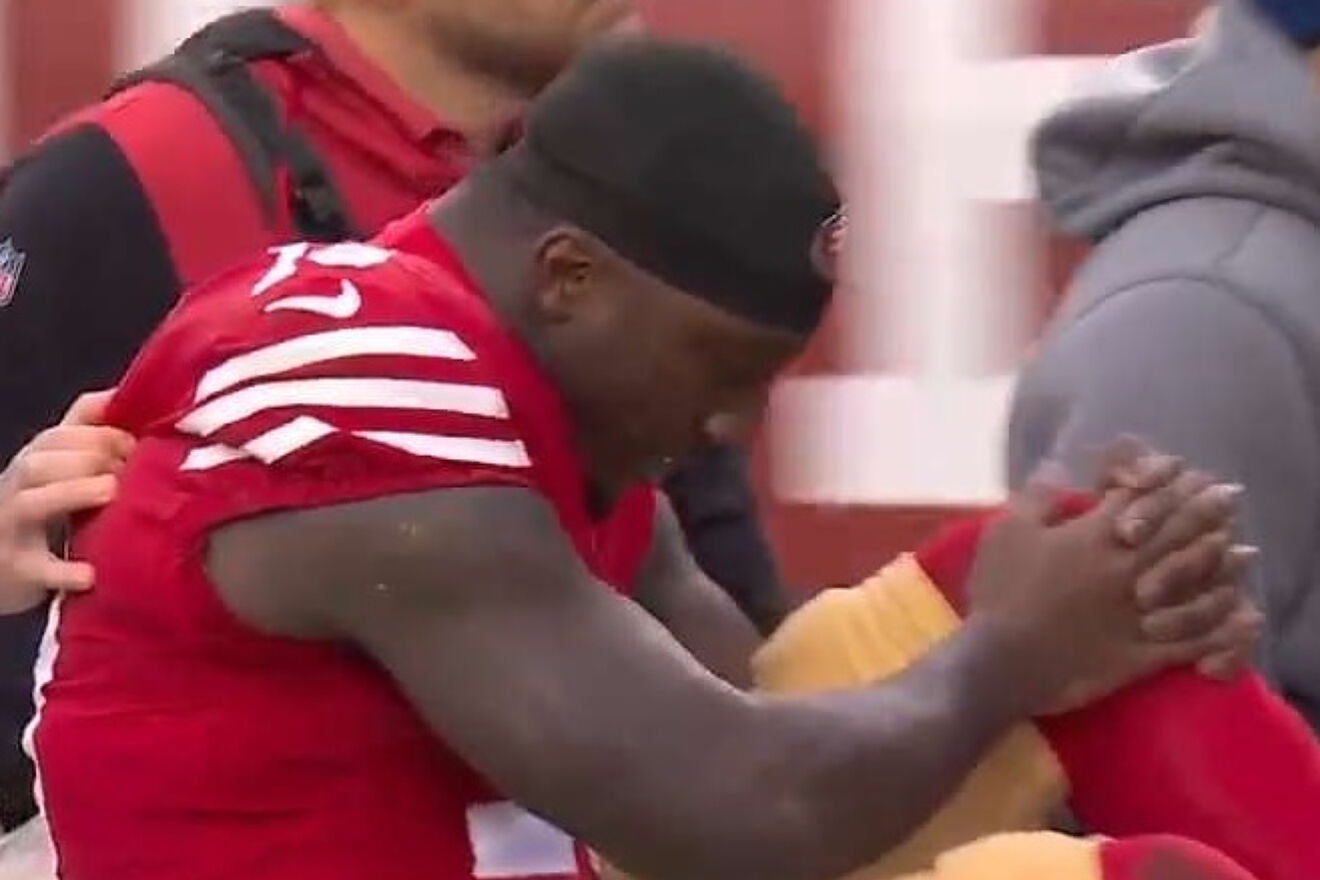 Deebo Samuel's gruesome knee injury joins possible curse against 49ers ...