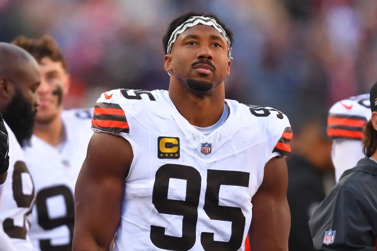 Myles Garrett hasn't ruled out the playoffs despite the Browns' plan ...