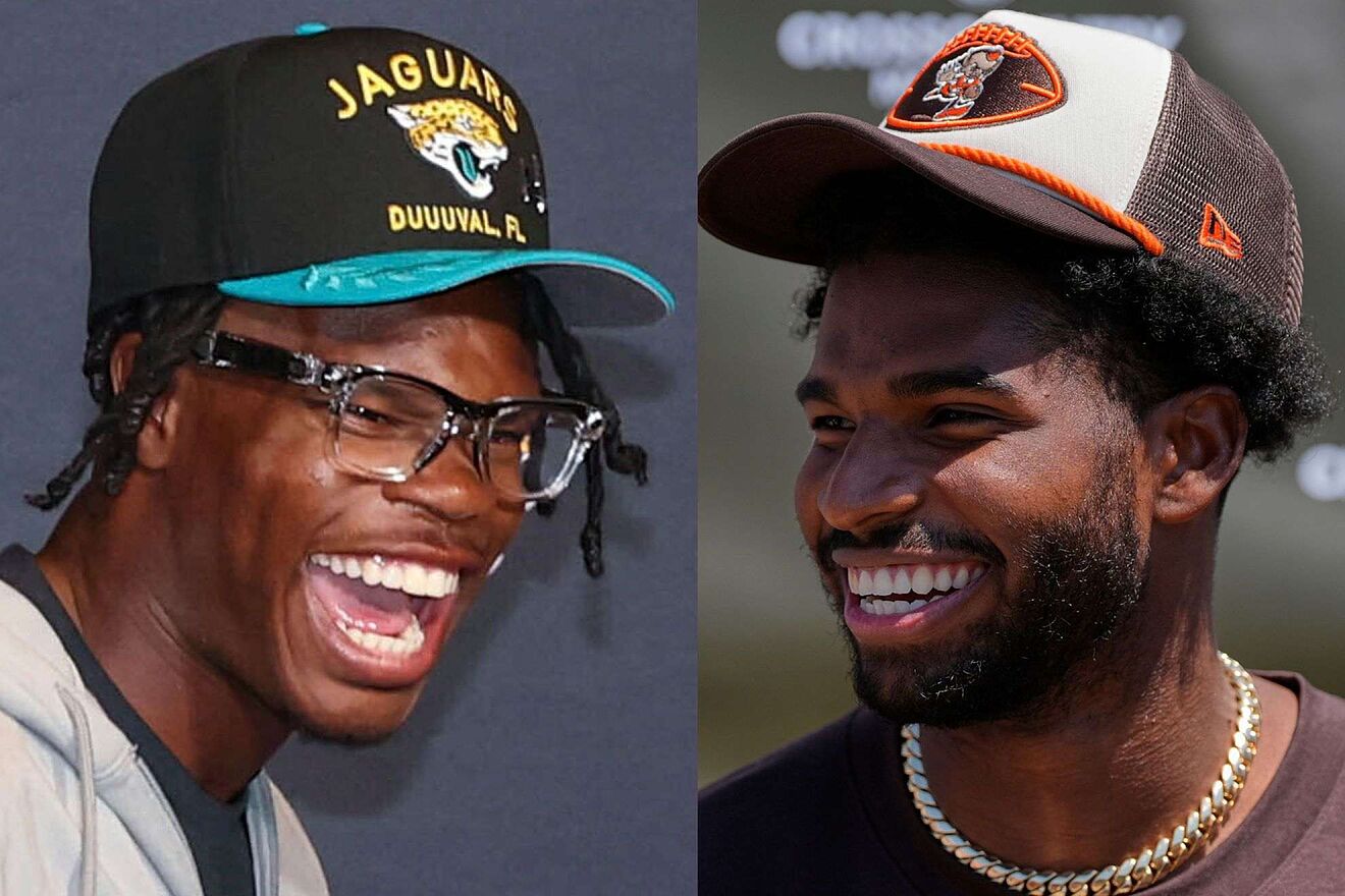Travis Hunter and Shedeur Sanders reunite to show off their No. 12 ...
