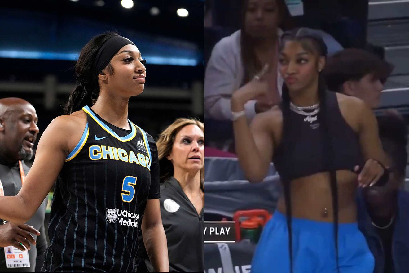 Angel Reese refuses to leave the spotlight and makes scene on Sky bench ...