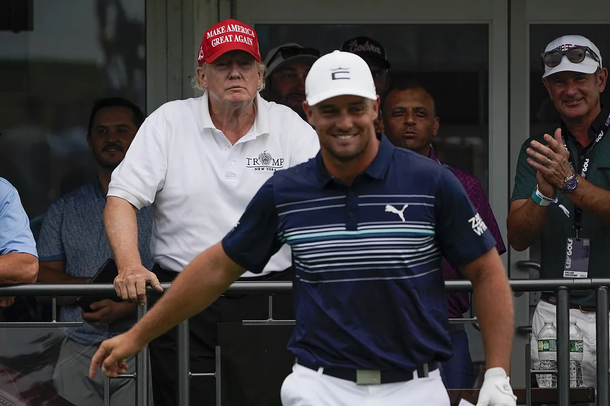 Donald Trump's friend and golfer Bryson DeChambeau gets egged | Marca