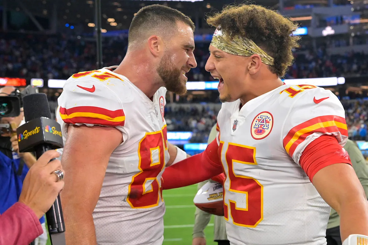 Travis Kelce and Patrick Mahomes reveal hilarious origin of their NFL ...
