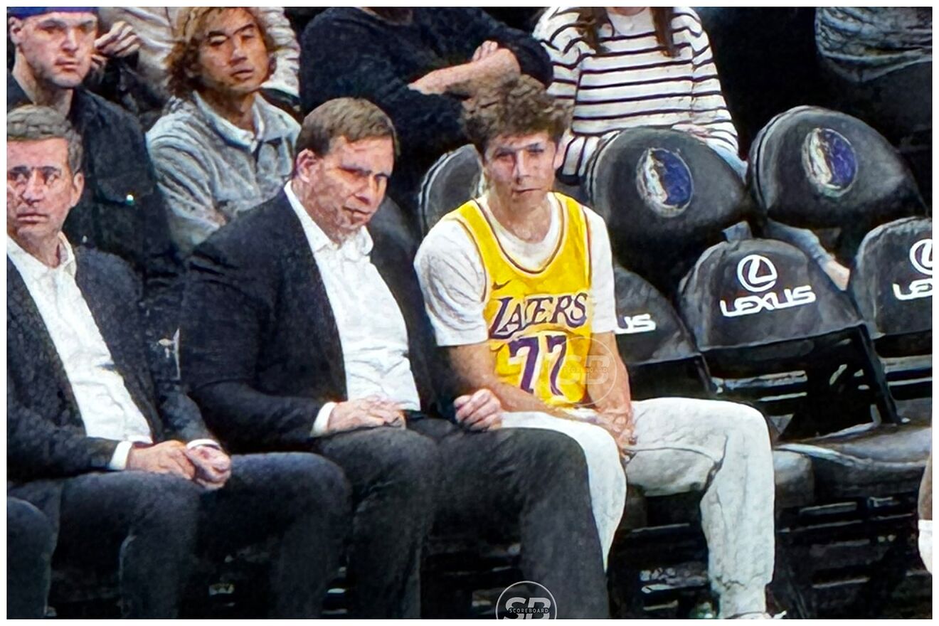 Nicholas Dickason, the viral fan wearing the Doncic Lakers jersey ...