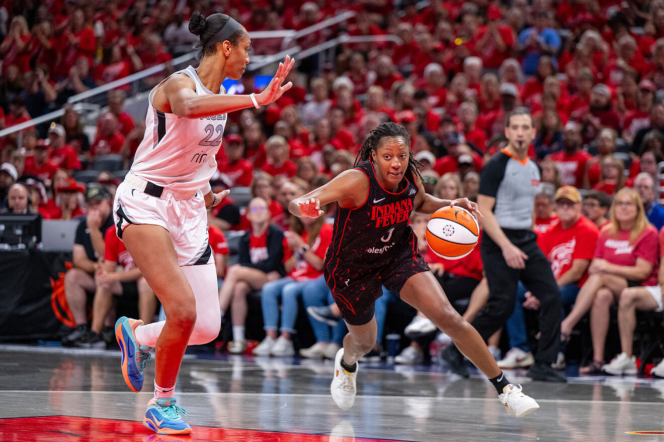 Fever' Kelsey Mitchell receives a heartfelt message from Aces' A'ja ...