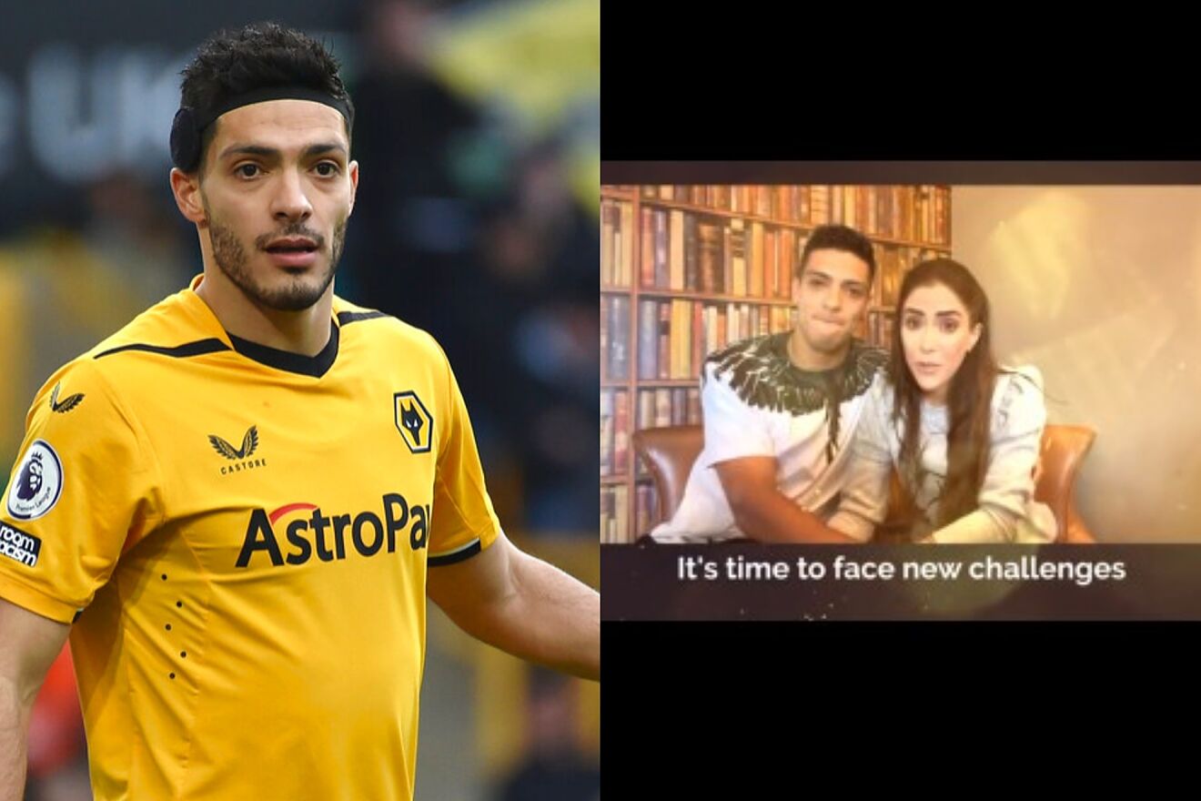 Raul Jimenez broke down in tears in farewell video to Wolverhampton ...