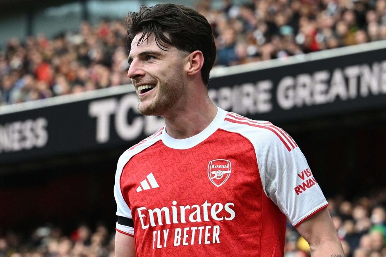 Declan Rice mocks Chelsea fans after assisting the goal winner for ...
