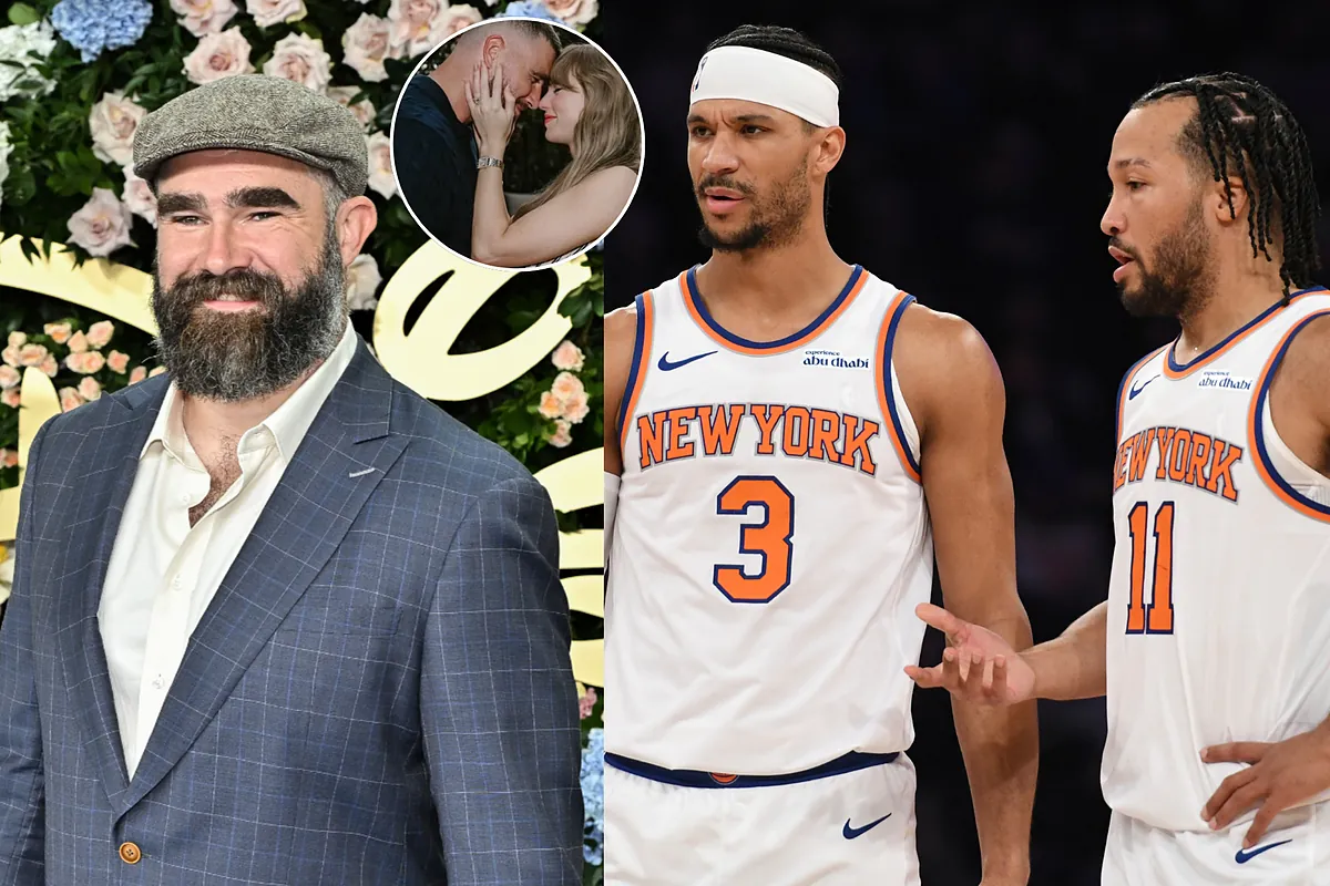 Jason Kelce gives a hilarious response to the Knicks' Jalen Brunson and ...
