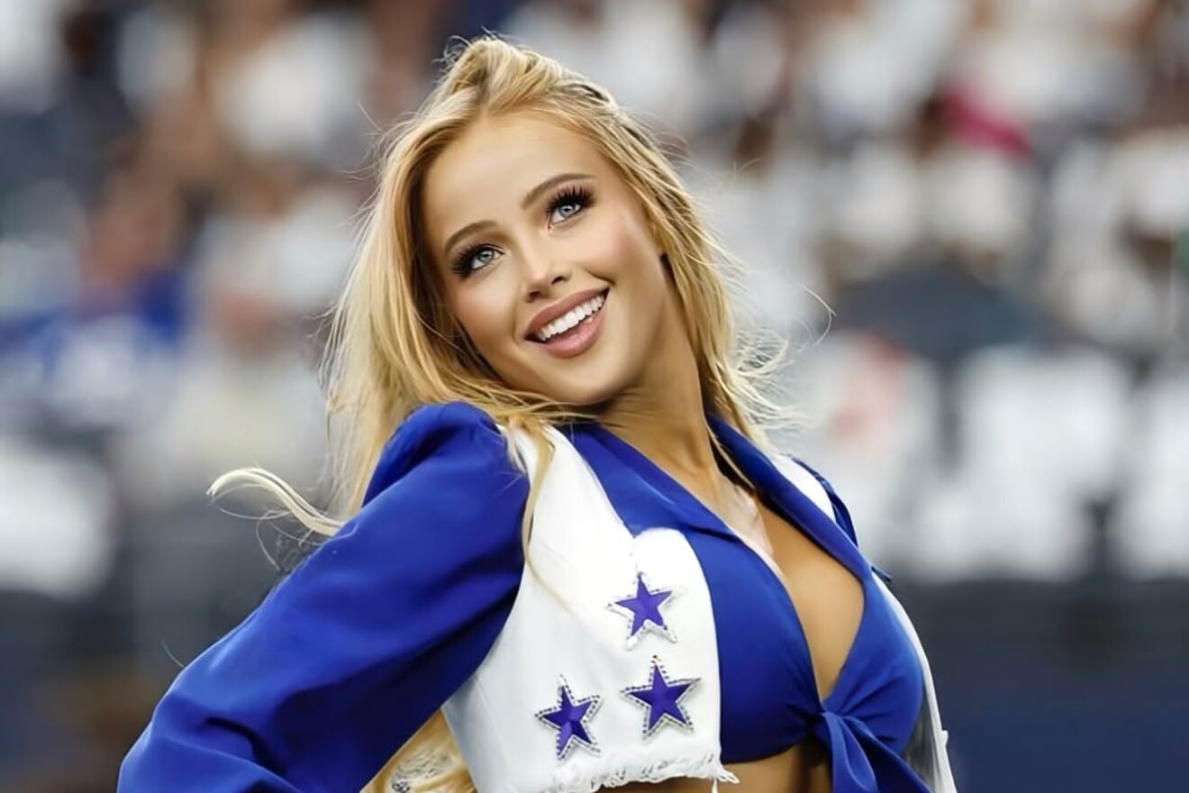 Dallas Cowboys cheerleader, Kylie Dickson, is winning the off-season ...