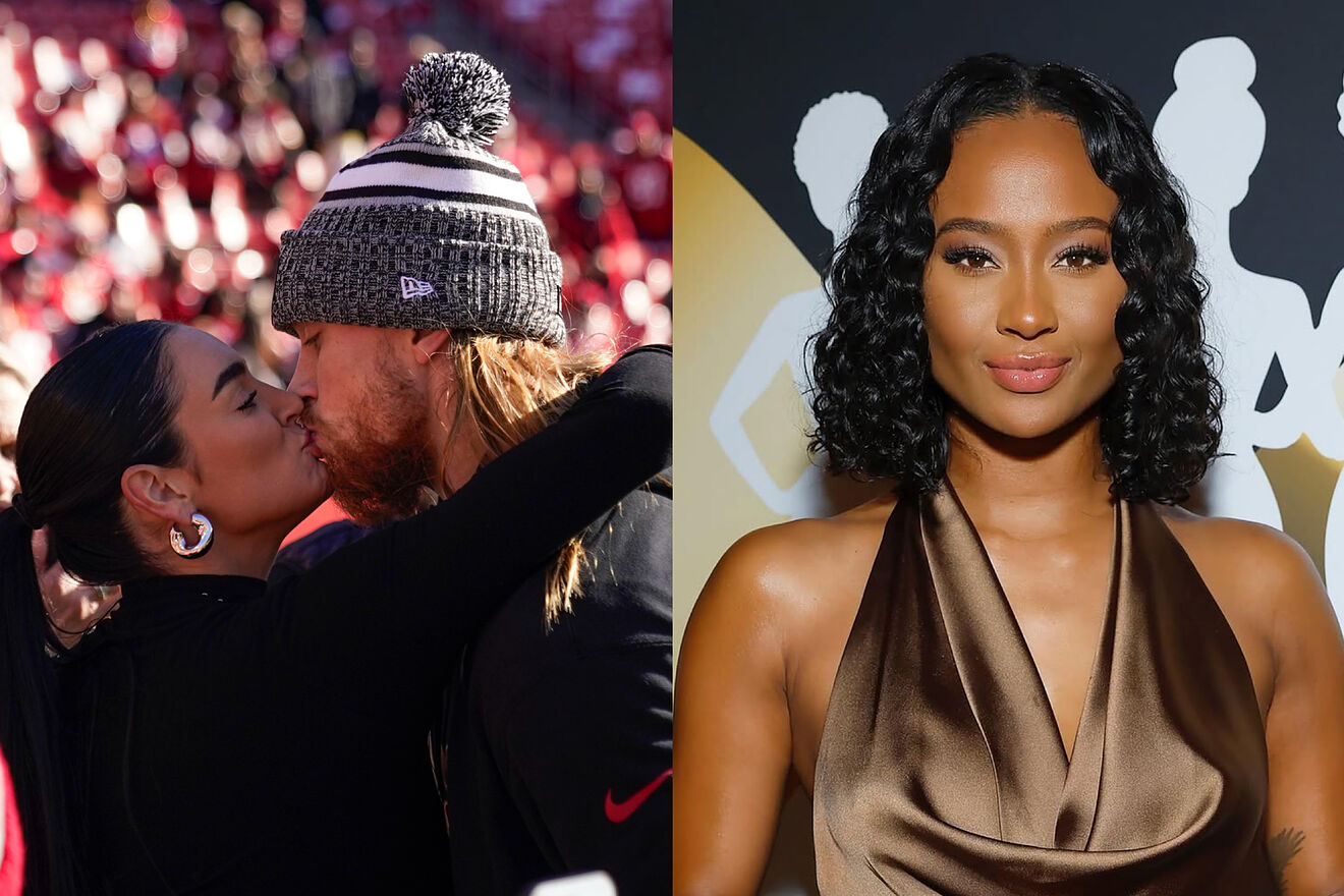 George Kittle's wife, Claire, catches Kayla Nicole's eye with her ...