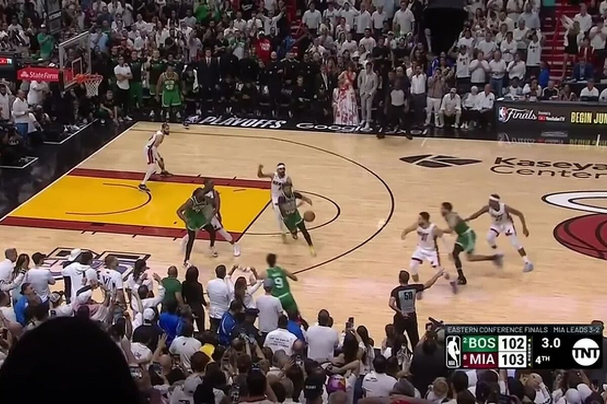 Controversy over last-possession clock adjustment in Heat vs Celtics ...