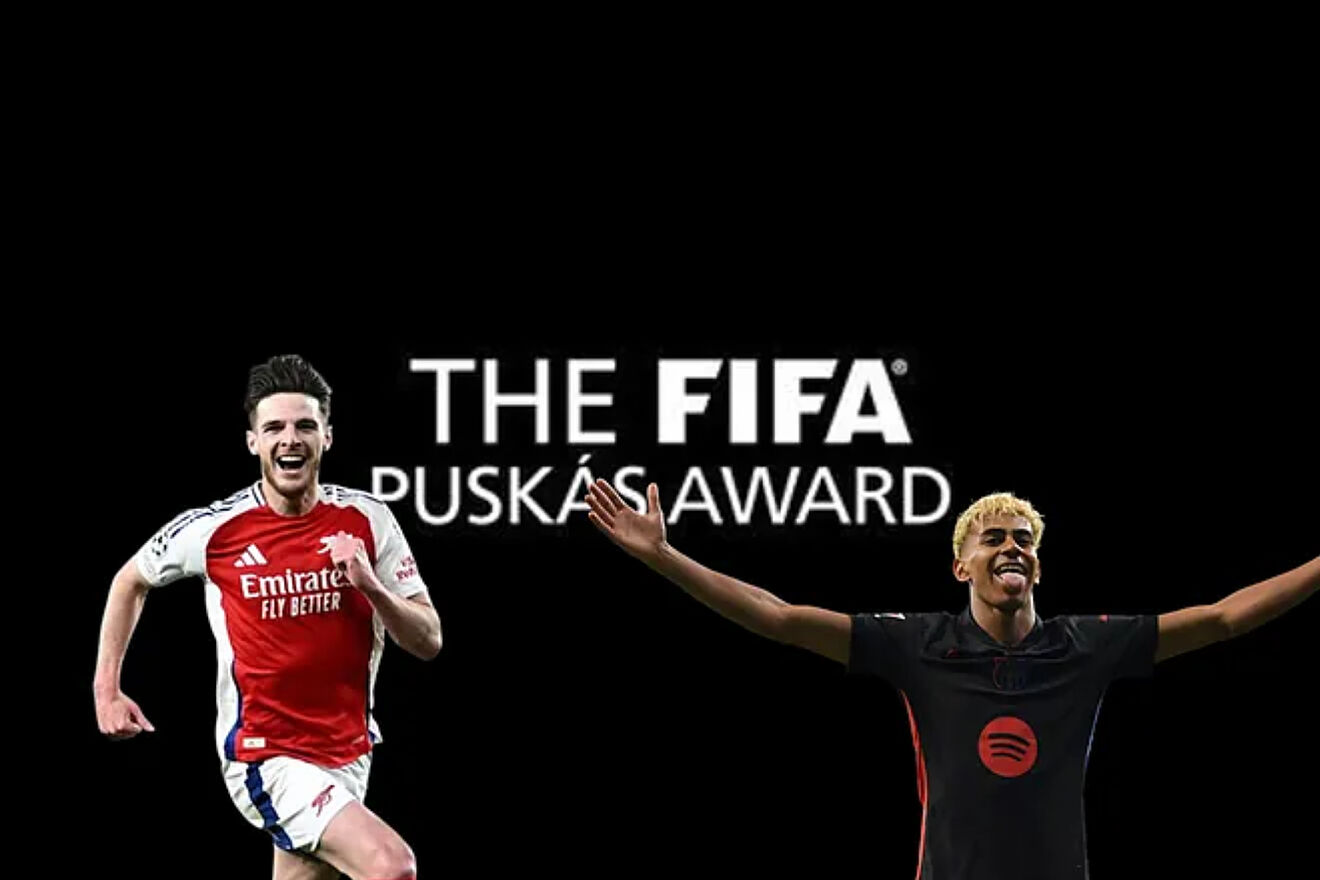 Lamine Yamal and Declan Rice among nominees for FIFA's 2025 Puskas ...